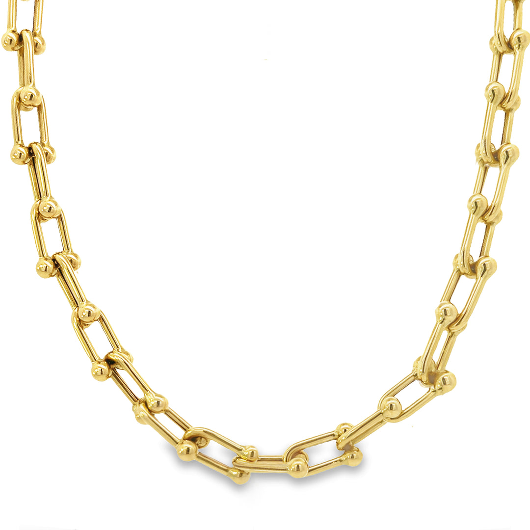 Bar link chain necklace store