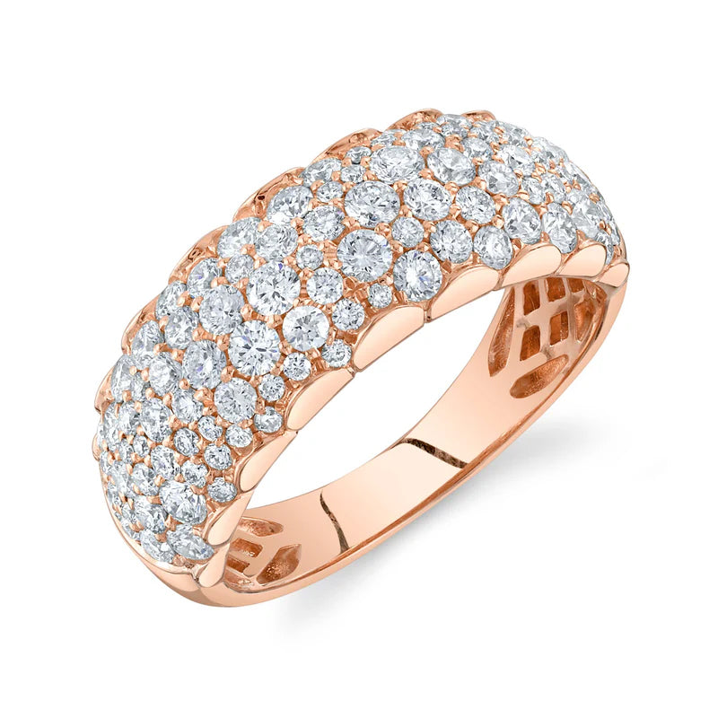 Multi-Row Pave Diamond Band – J. Brooks